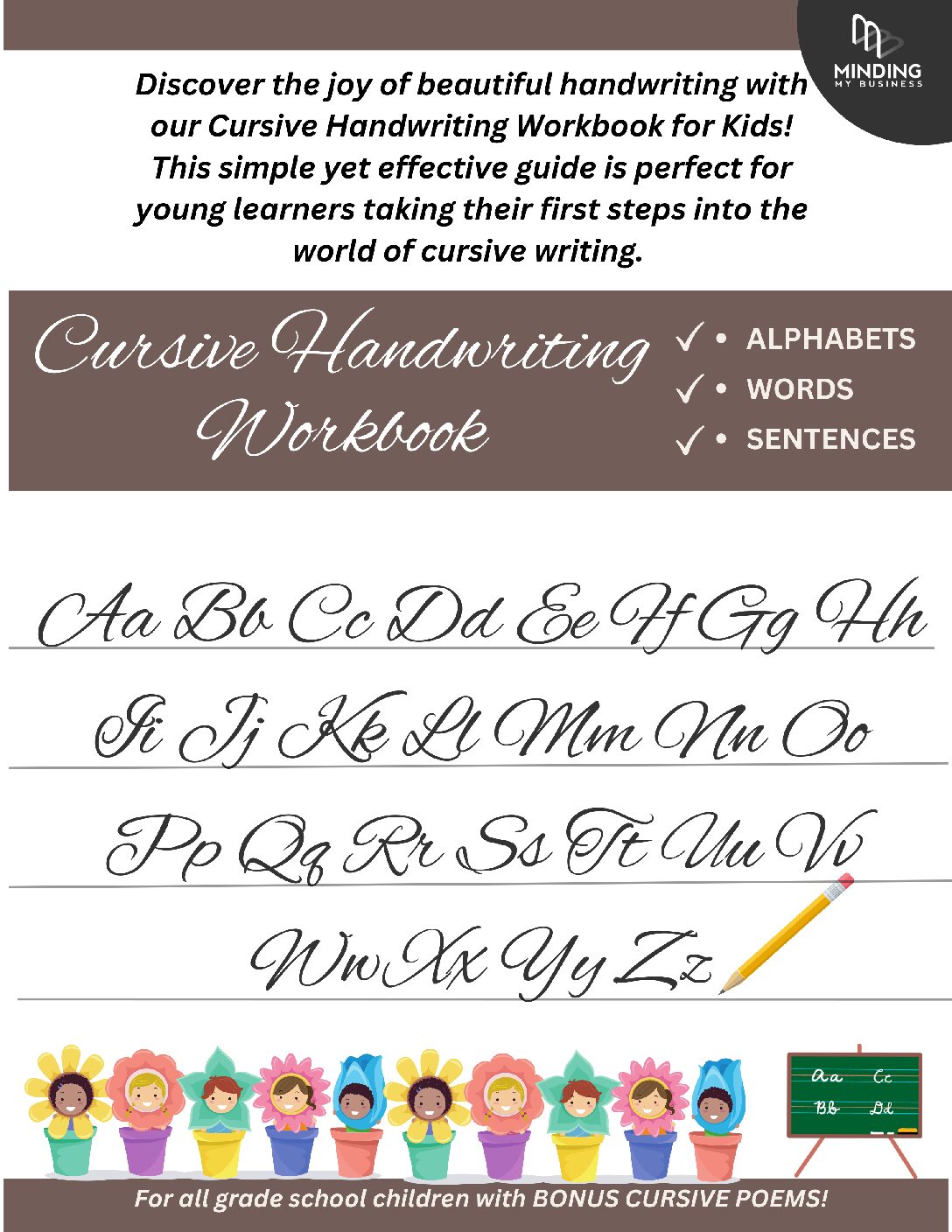 Cursive Handwriting Workbook I – Minding My Business